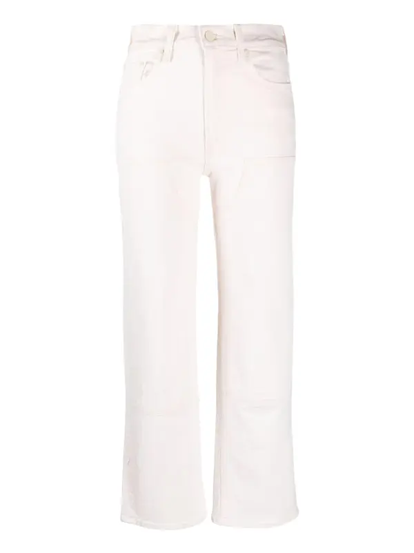 MOTHER The Rambler Straight-leg Jeans - Neutrals