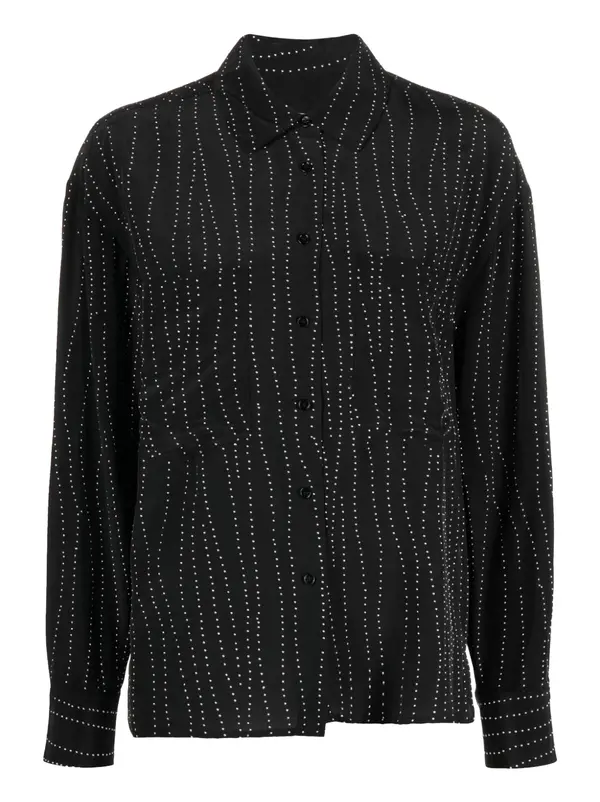 IRO PARIS Zef Stud-embellished Shirt - Black