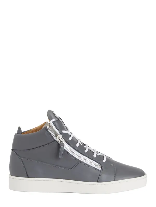 GIUSEPPE ZANOTTI Kriss Mid-top Sneakers - Grey
