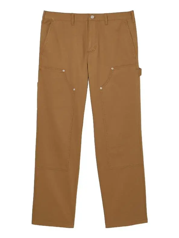 Lacoste Straight Fit Stretch Carpenter Pants - Six Cookie
