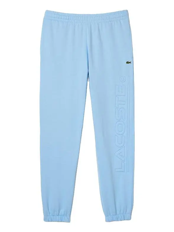 Lacoste Logo Embossed Sweatpants - Blue Panorama