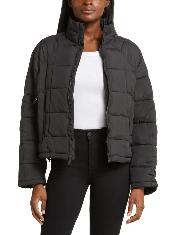 HALFDAYS Nellie Packable Puffer Jacket - Black