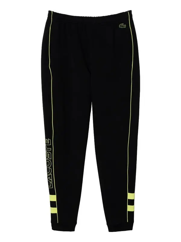 Lacoste Knit Track Pants - Noir/limeira
