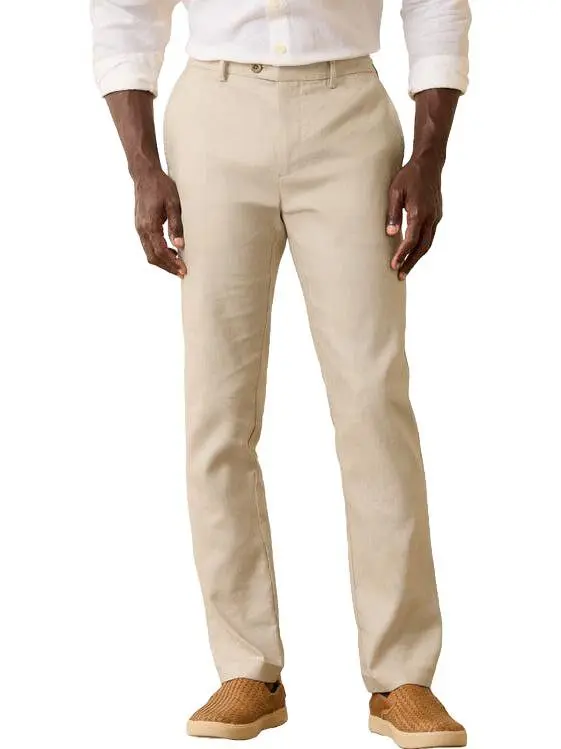 Tommy Bahama Lahaina Bay Linen Blend Pants - Stone Khaki