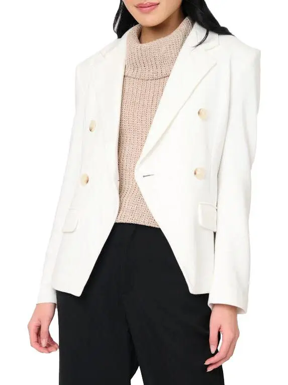 GIBSONLOOK Double Breasted Blazer - White