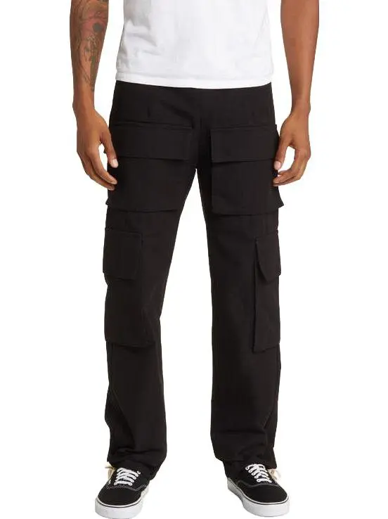 KROST Cotton Cargo Pants - Black