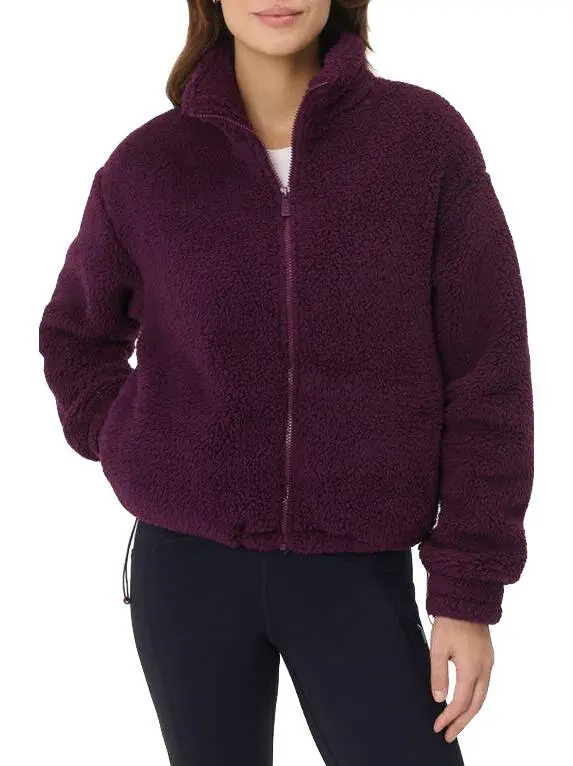 Sweaty Betty Canyon Fleece Jacket - Plum Purple