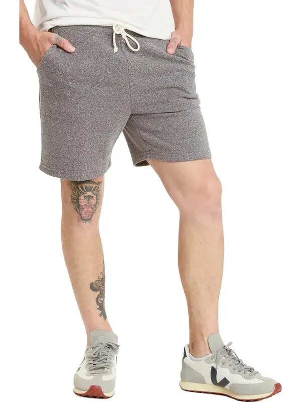 THREADS 4 THOUGHT Garrett Drawstring Fleece Shorts - Heather Grey