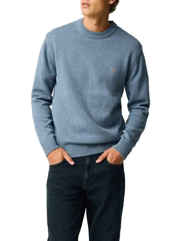 Rodd & Gunn Cotton Crewneck Sweater - Chambray