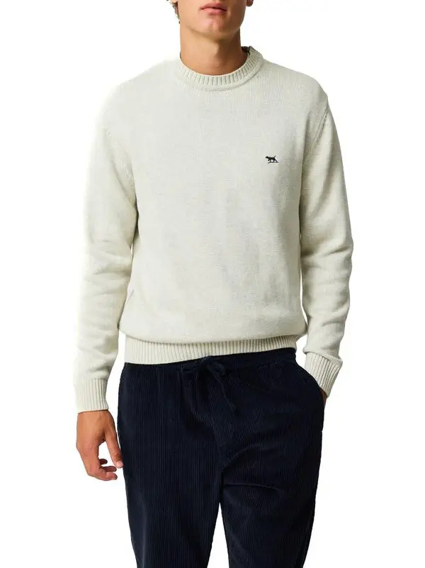 Rodd & Gunn Cotton Crewneck Sweater - Fog