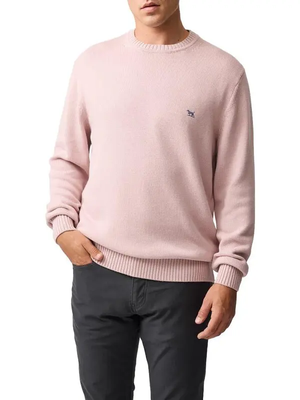 Rodd & Gunn Cotton Crewneck Sweater - Magnolia