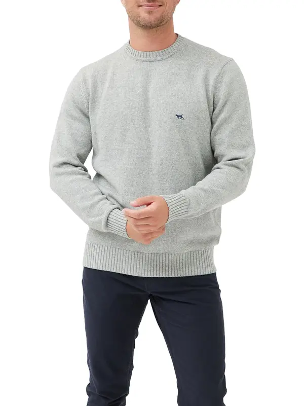 Rodd & Gunn Cotton Crewneck Sweater - Marble