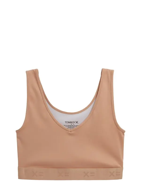 TOMBOYX V-neck Compression Top - Chai
