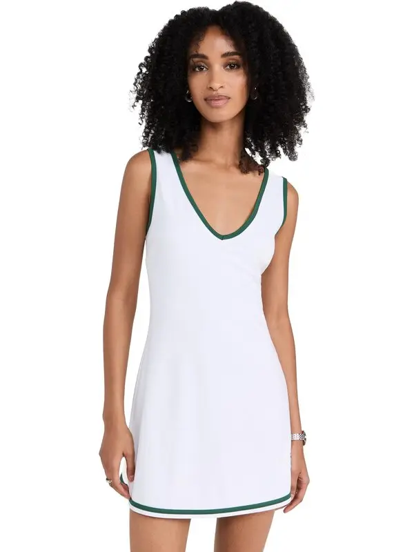 RECREATIONAL HABITS The Chris Tennis Dress - White