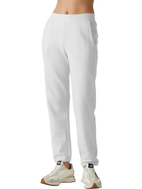 Velvet By Graham & Spencer Zuma Fleece Sweatpant - White
