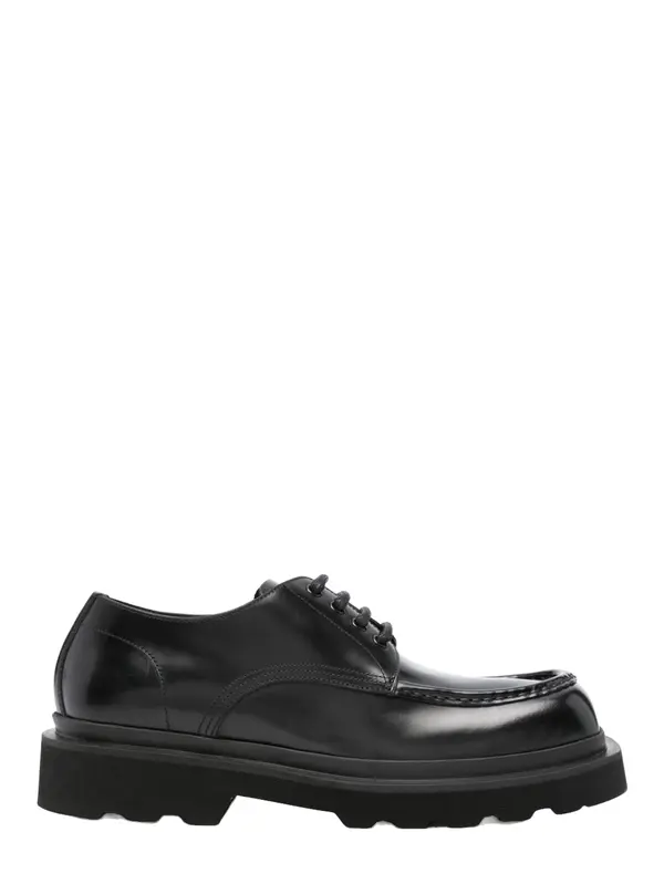 Dolce & Gabbana Square-toe Derby Shoes - Black