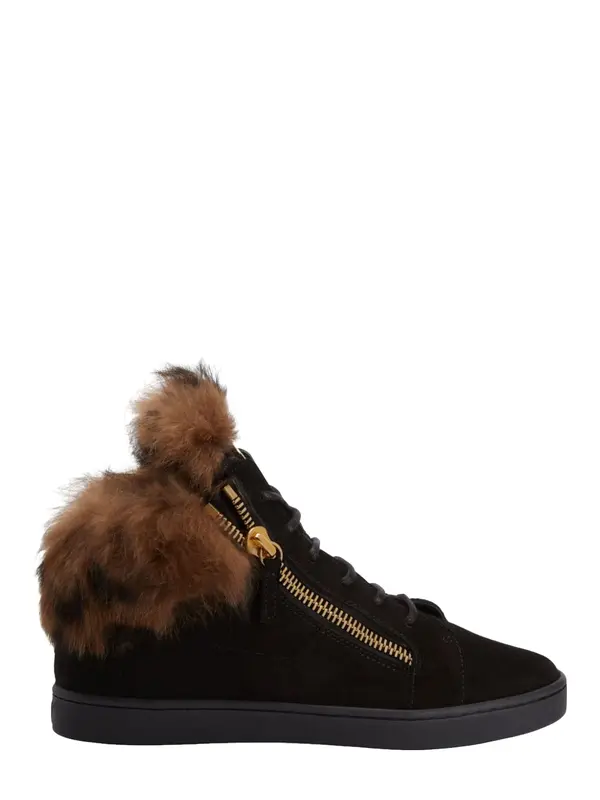 GIUSEPPE ZANOTTI Kriss Winter High-top Sneakers - Black