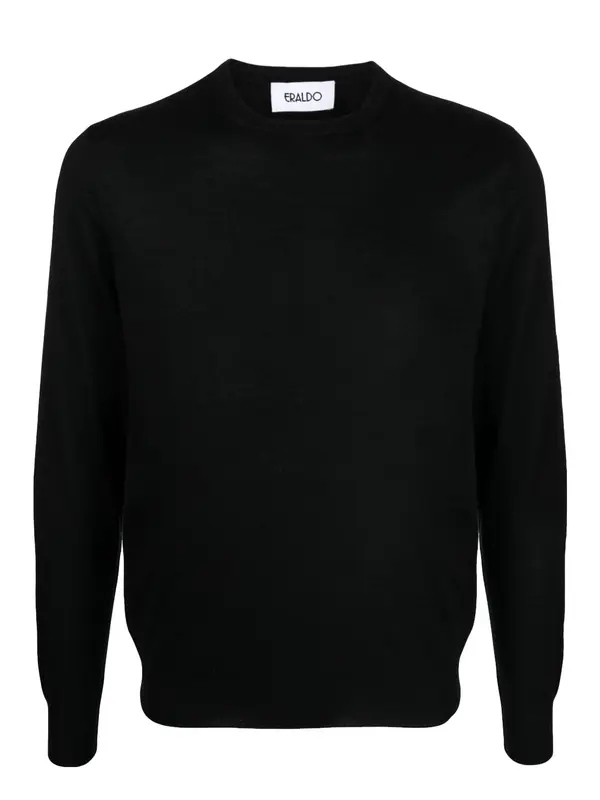 ERALDO Crew Neck Cashmere-blend Jumper - Black