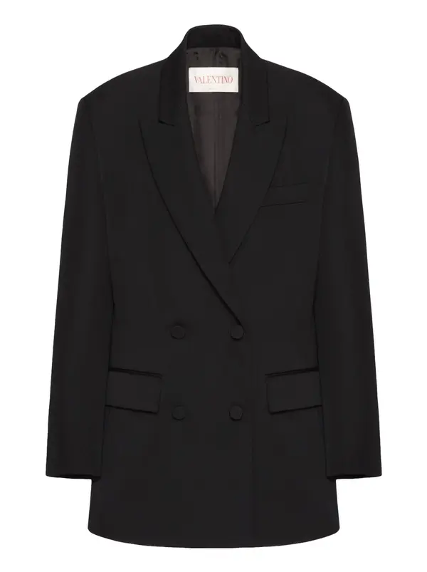Valentino Garavani Grisaille Blazer - Black