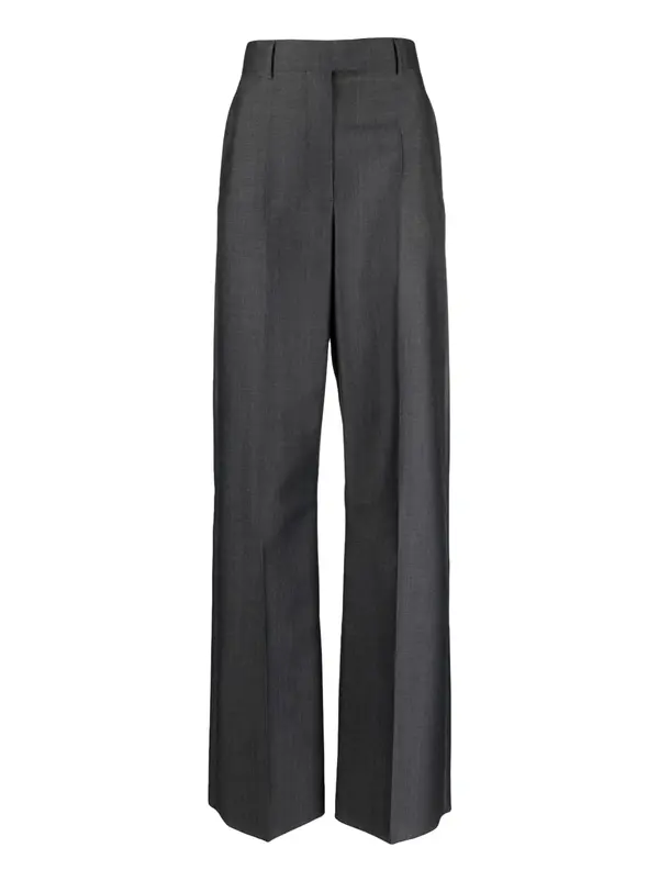 Valentino Garavani Crepe Couture Tailored Trousers - Grey