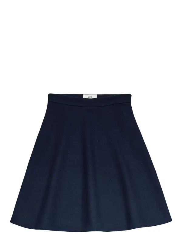 Ami A-line Knee-length Skirt - Blue