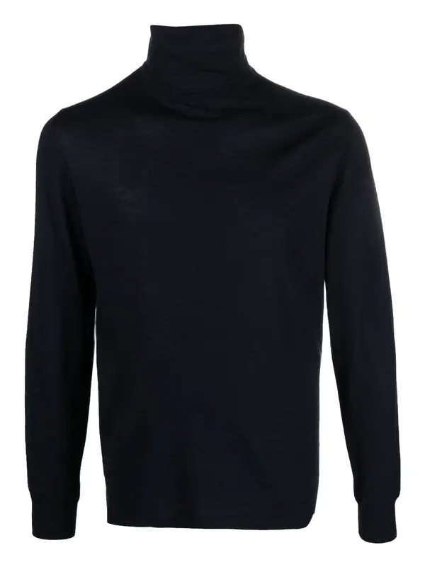 ERALDO Roll-neck Jumper - Blue