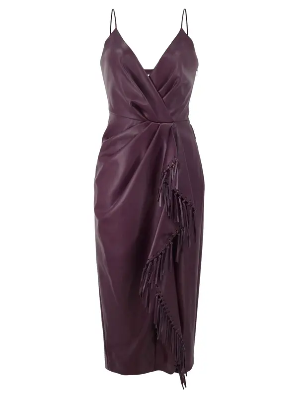 Simkhai Carlee Fringe-detailing Dress - Purple