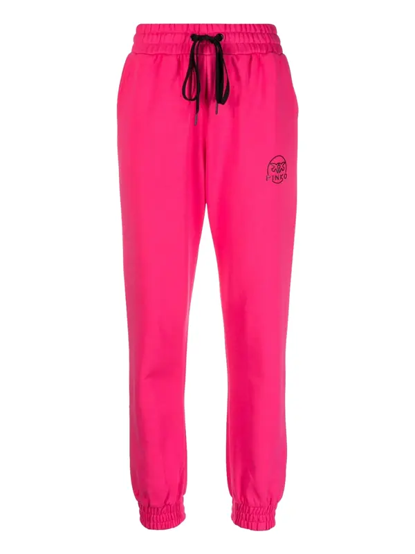 Pinko Carico Cotton Track Pants - Pink