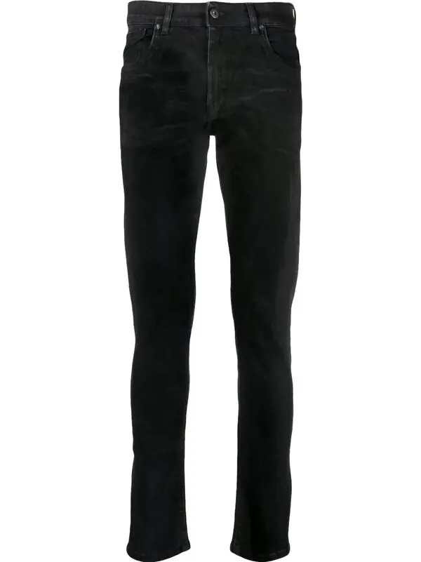 SALVATORE SANTORO Straight-leg Jeans - Black