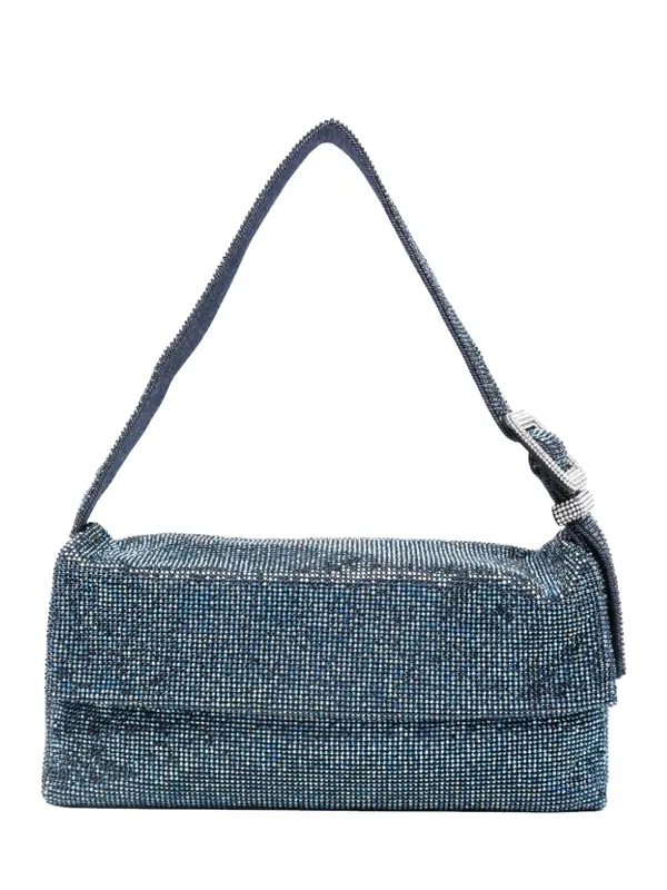 Benedetta Bruzziches Vittissima Rhinestone-embellished Shoulder Bag - Blue
