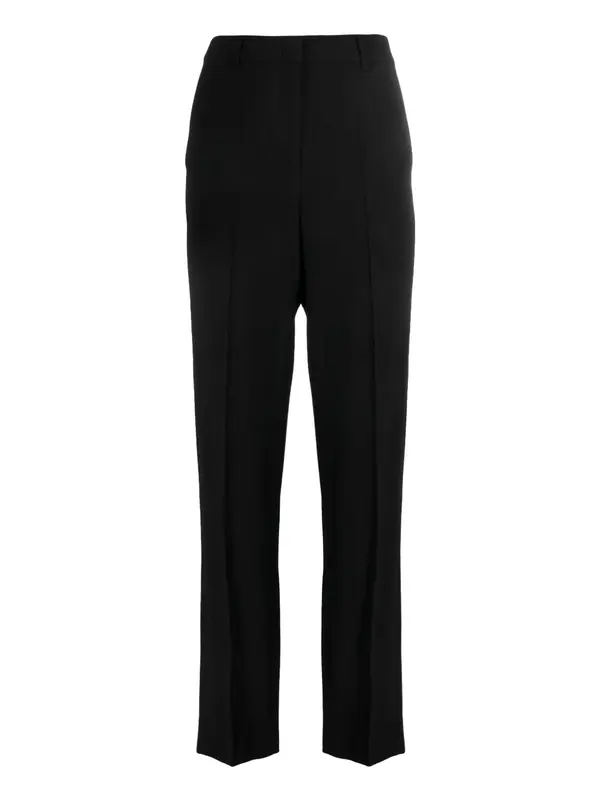 Emporio Armani Straight-leg Trousers - Black