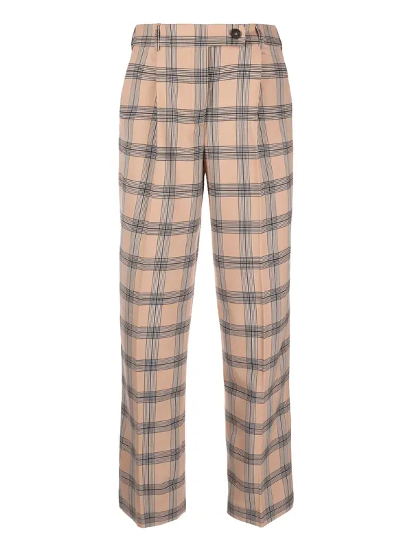 Zimmermann Luminosity Checked Tailored Trousers - Neutrals