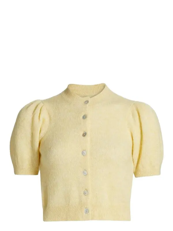 DÔEN Anisa Crop Cardigan - Dandelion