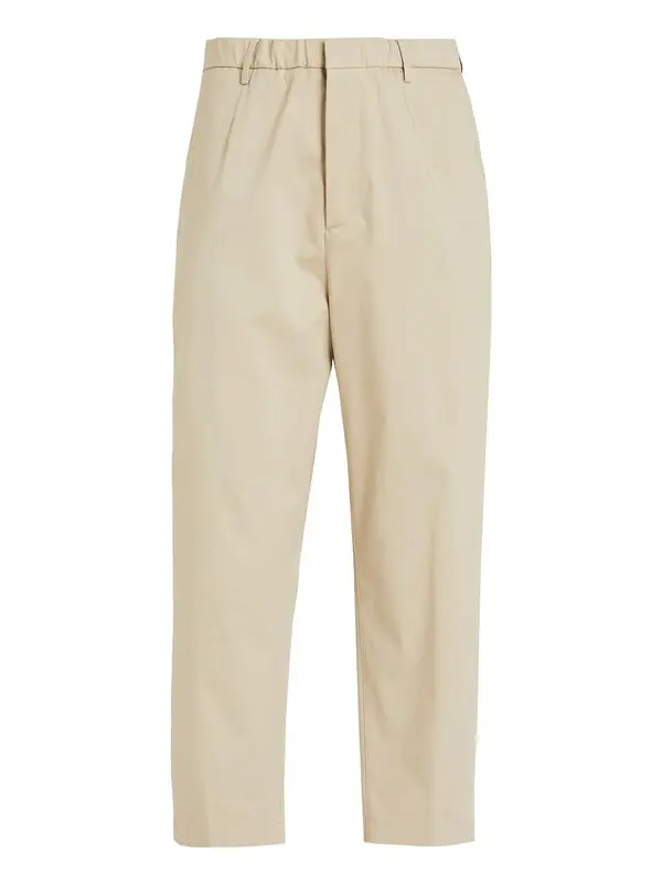 Dunhill Cotton-blend Sateen Chinos - Beige