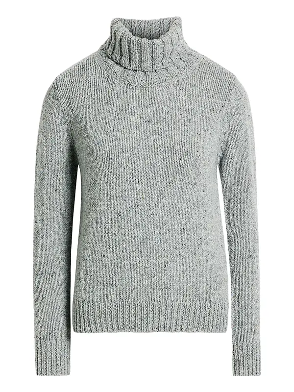 &daughter Donegal Wool Turtleneck Sweater - Gray