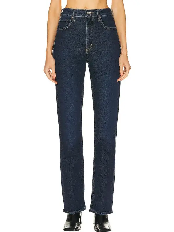 AGOLDE High Rise Stovepipe Jeans - Song