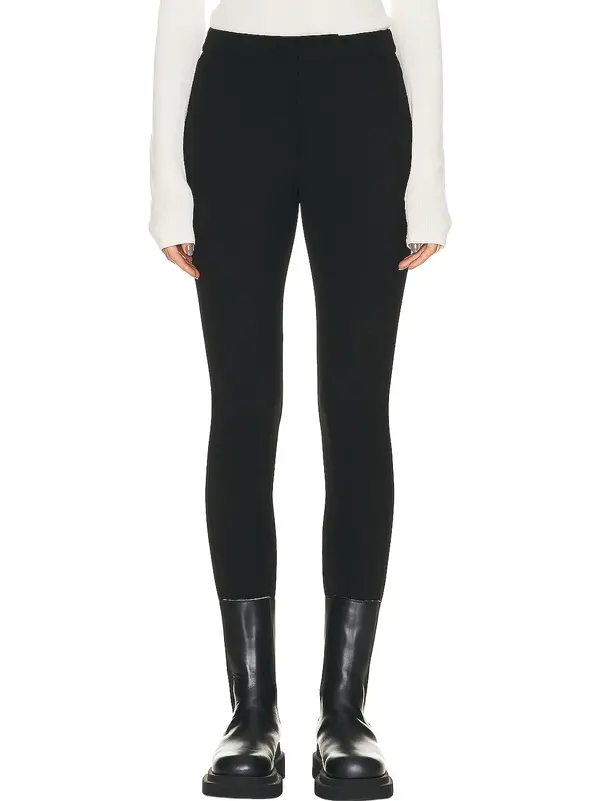 Moncler High Waisted Ski Pant - Black