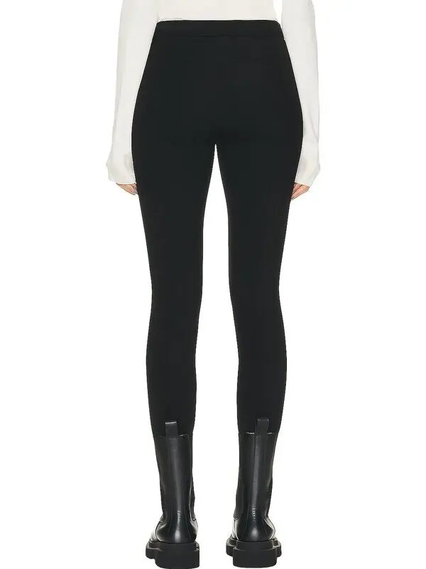 Moncler High Waisted Ski Pant - Black