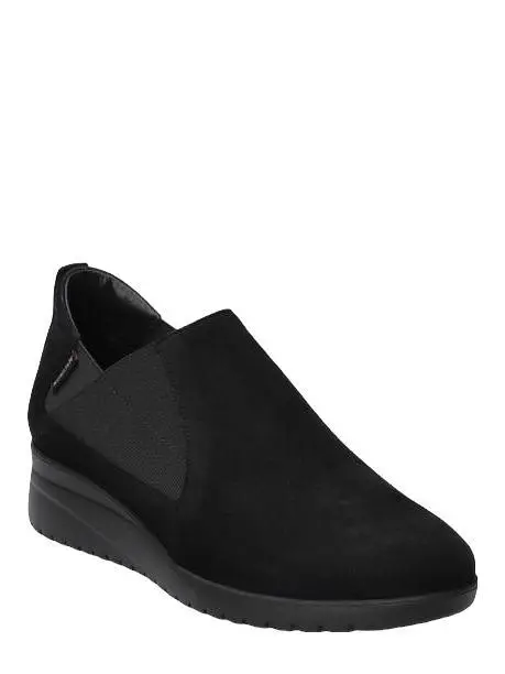 Mephisto Ibelina Wedge Slip-on Sneaker - Black