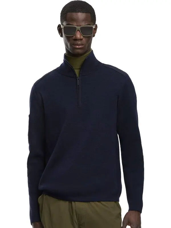 Canada Goose Stormont Quarter Zip Sweater - Navy