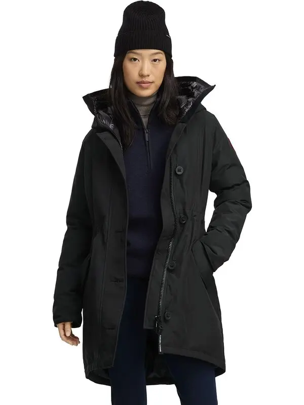 Canada Goose Rossclair Mid-length Parka - Black