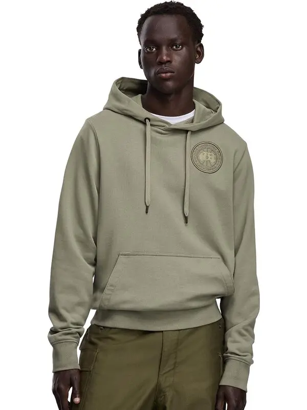Canada Goose Huron Embroidered Hoodie - Sagebrush