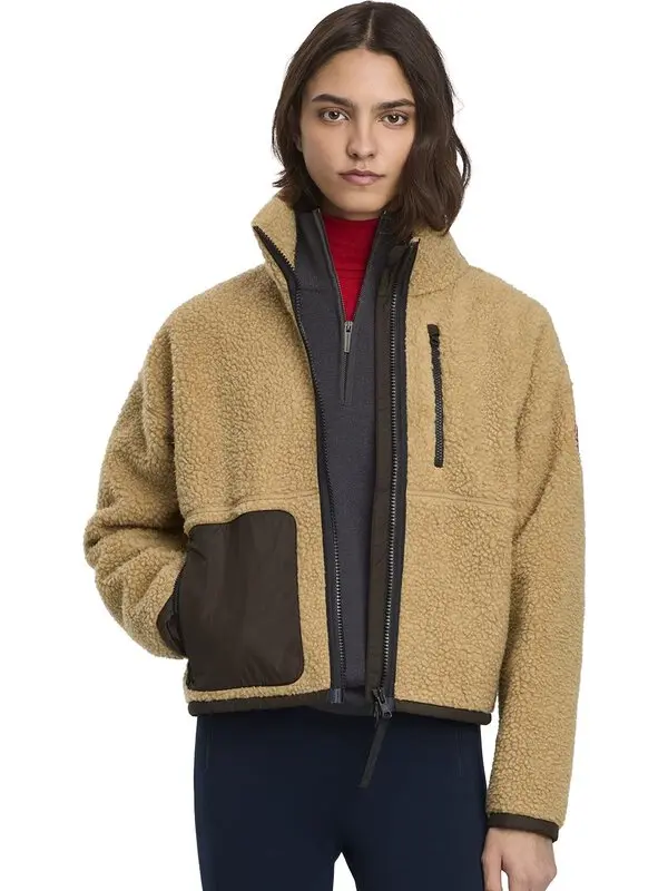 Canada Goose Simcoe Fleece Zip-up - Ecru Beige/terra