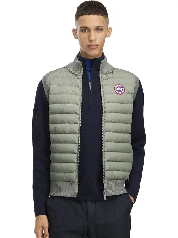 Canada Goose Hybridge Knit Vest - Sagebrush