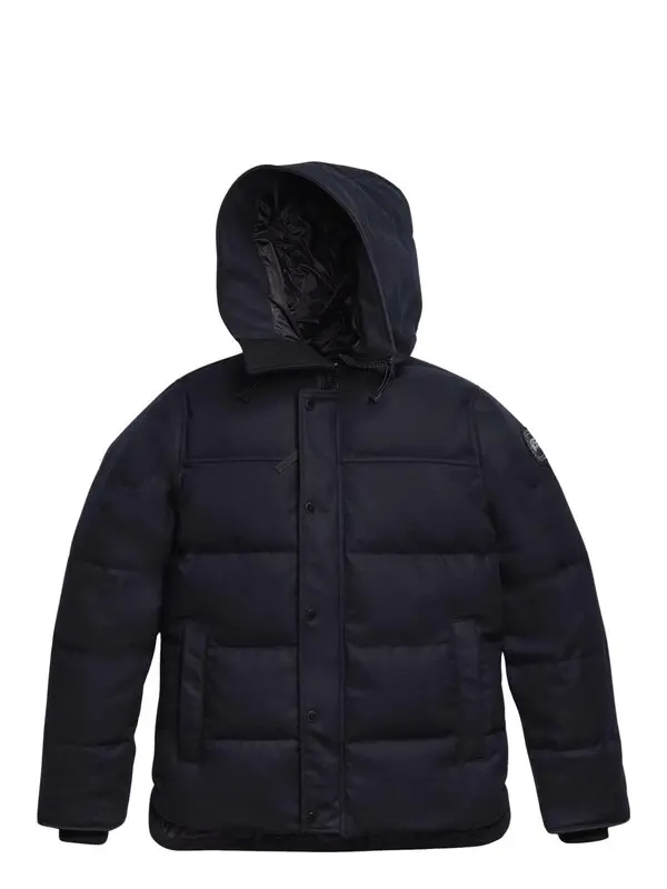 Canada Goose Macmillan Dynaluxe Wool Parka - Atlantic Navy Melange