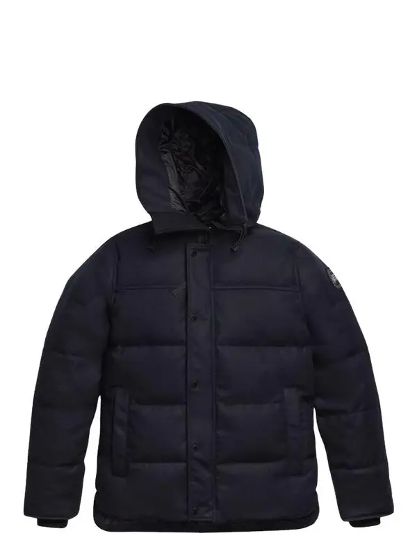 Canada Goose Macmillan Dynaluxe Wool Parka - Atlantic Navy Melange
