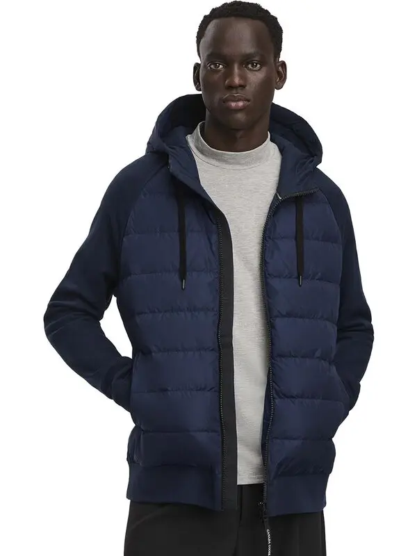 Canada Goose Hybridge Huron Full Zip Hoodie - Atlantic Navy