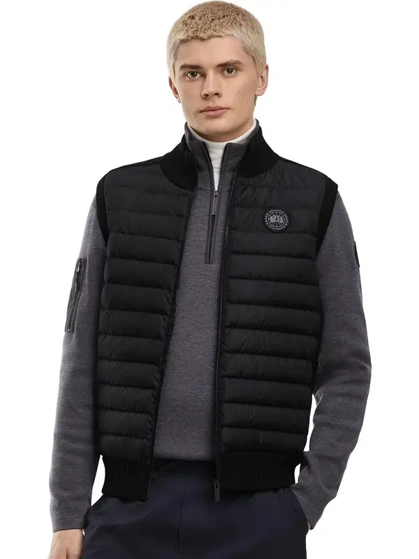 Canada Goose Hybridge Knit Vest - Black