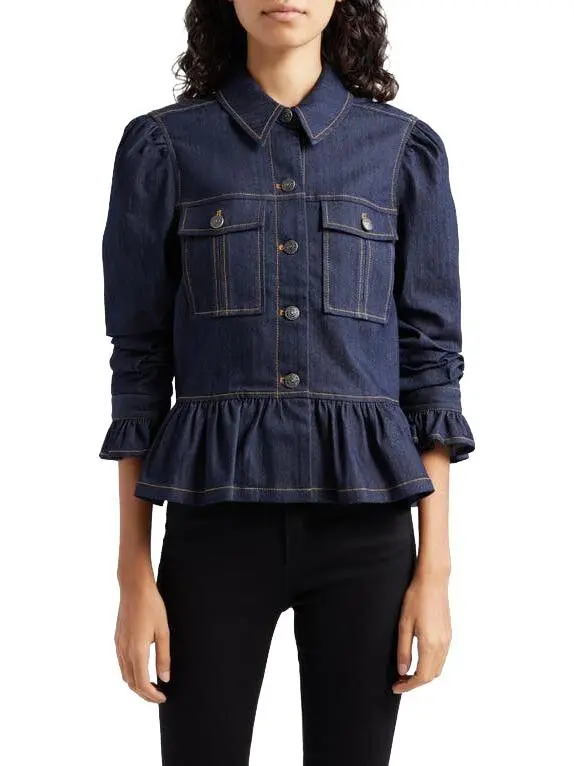 Cinq À Sept Delanie Denim Jacket - Indigo