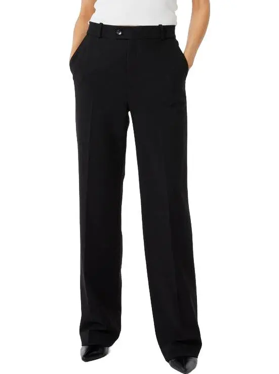 SOPHIE RUE Straight Leg Trousers - Black